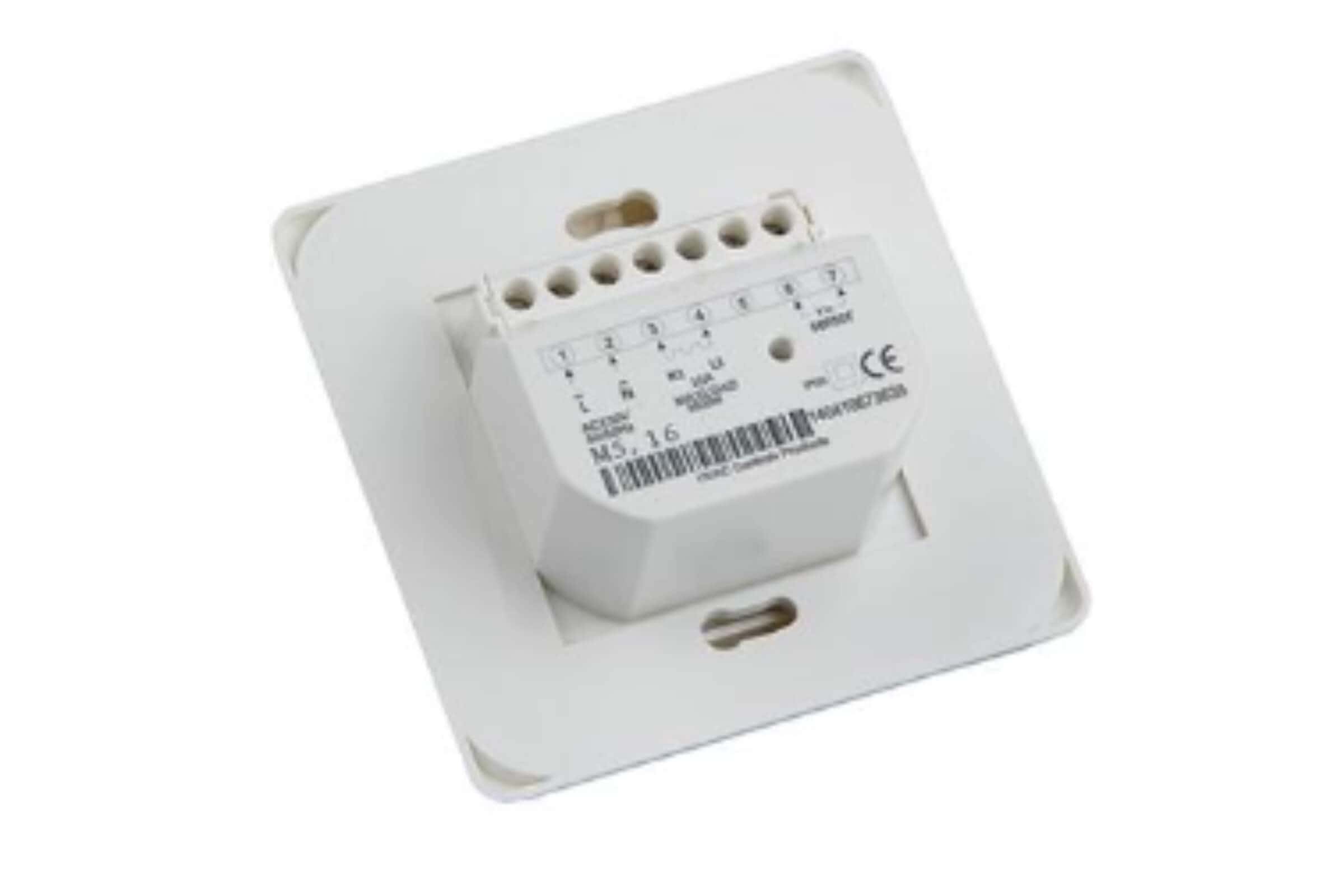 Thermostaat elektrische vloerverwarming aansluiten - Decochip